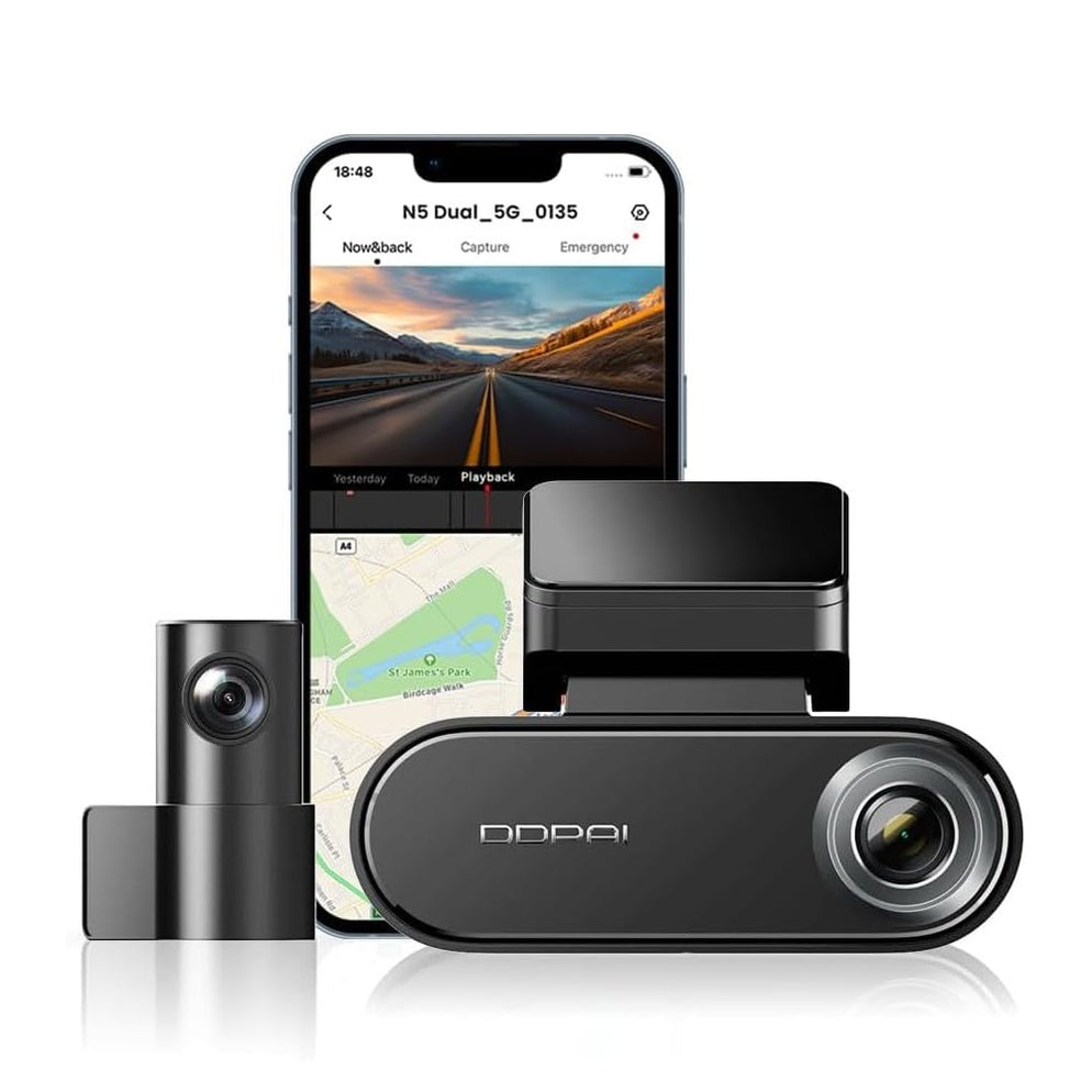 DDPAI N5 Dual Front and Rear 4K Ultra HD Resolution Dash Camera ...