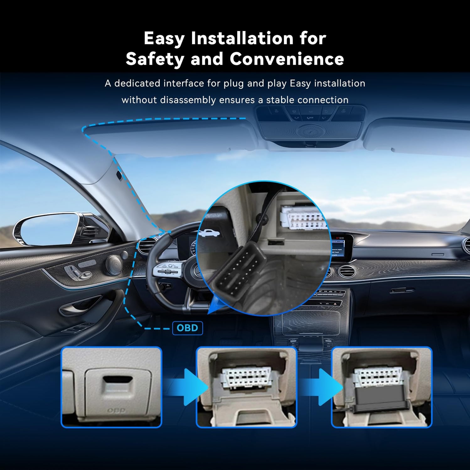 DDPAI OBD Intelligent Hardwire Kit 24H Parking Monitoring (Type-C ...